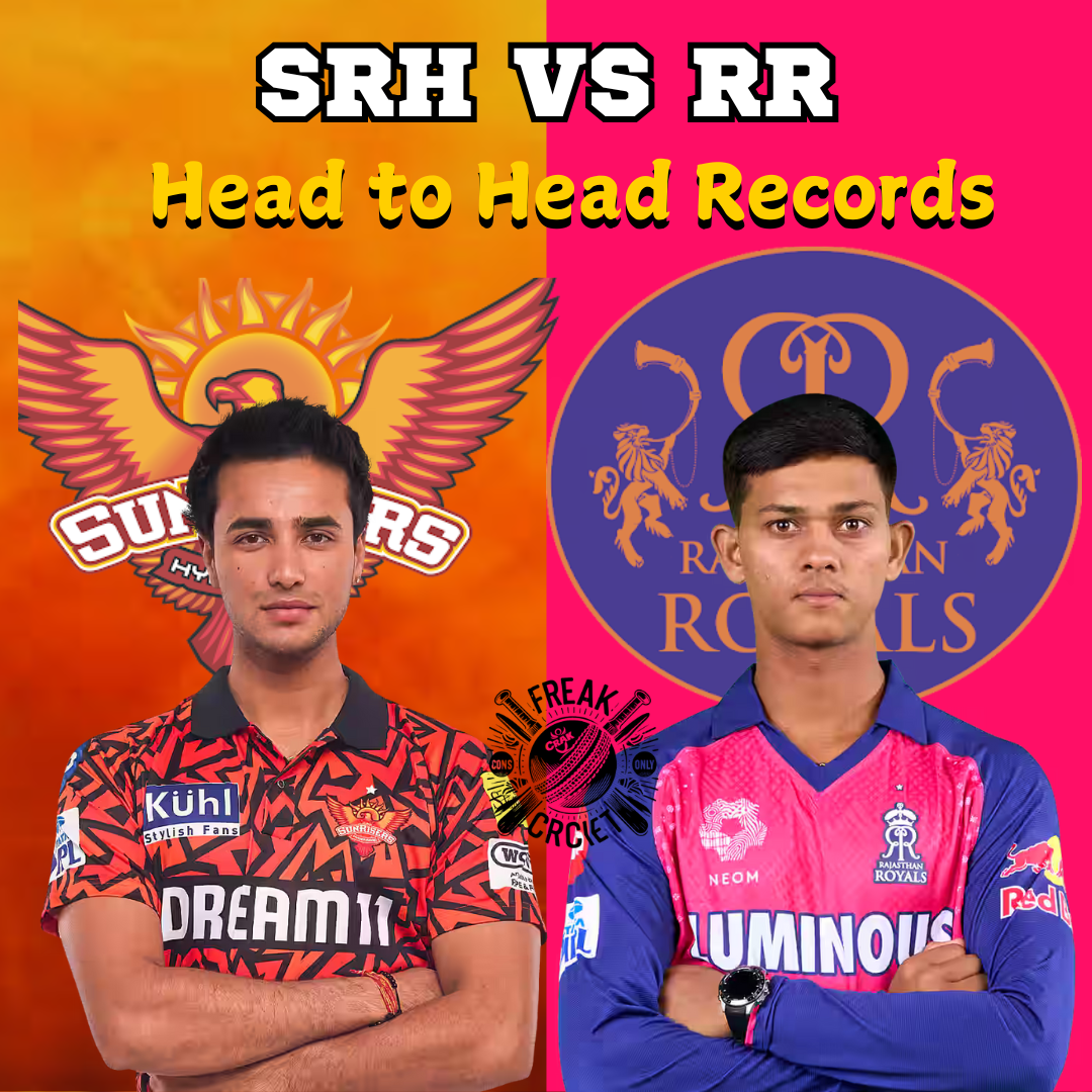 SRH vs RR Head to Head Record, Stats & All Results in IPL